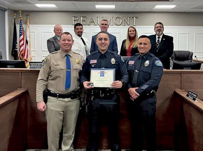 Beaumont officer recognized for GTA enforcement | Local News ...