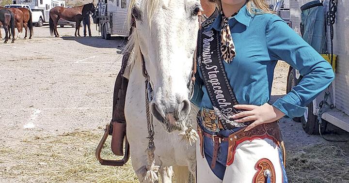 Representing rodeo with Junior Miss Stagecoach Days Donaldson ...