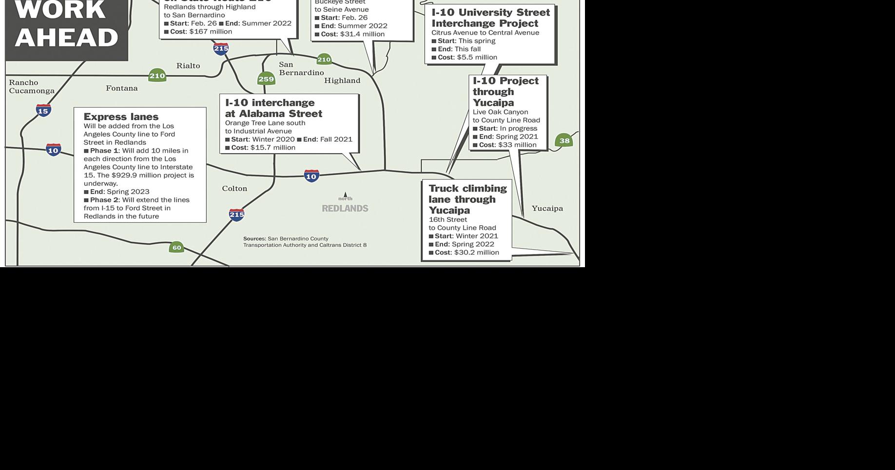 Project to add two new lanes to State Route 210 finally begins | News ...