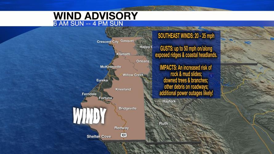 Widespread rain and gusty winds for Sunday. Wind Advisory Issued ...