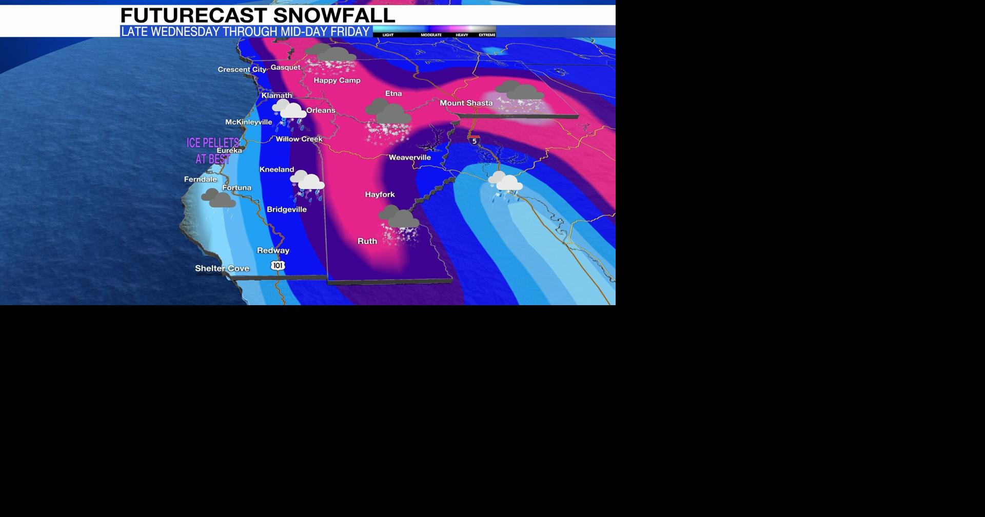 Winter Storm Watches issued for Trinity and Siskiyou Counties. | Local ...