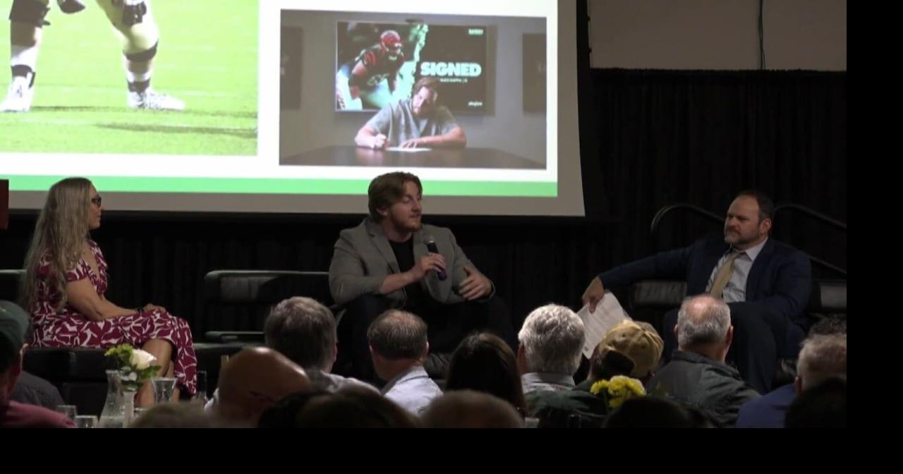 Robin Meiggs and Alex Cappa in attendance for Cal Poly Humboldt ...