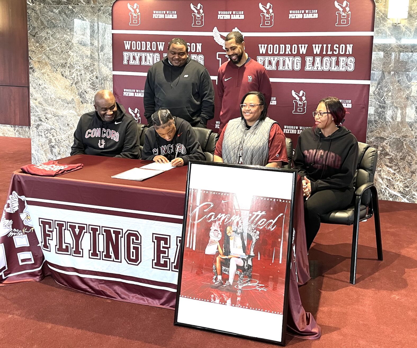 Girls prep basketball: Woodrow's Burton signs to play at Concord ...