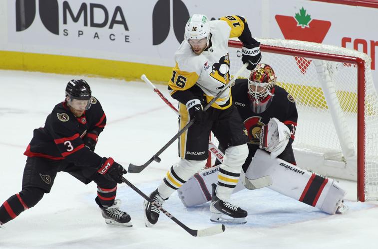 Ullmark makes 24 saves in 4-0 victory as Senators hand Penguins 7th ...