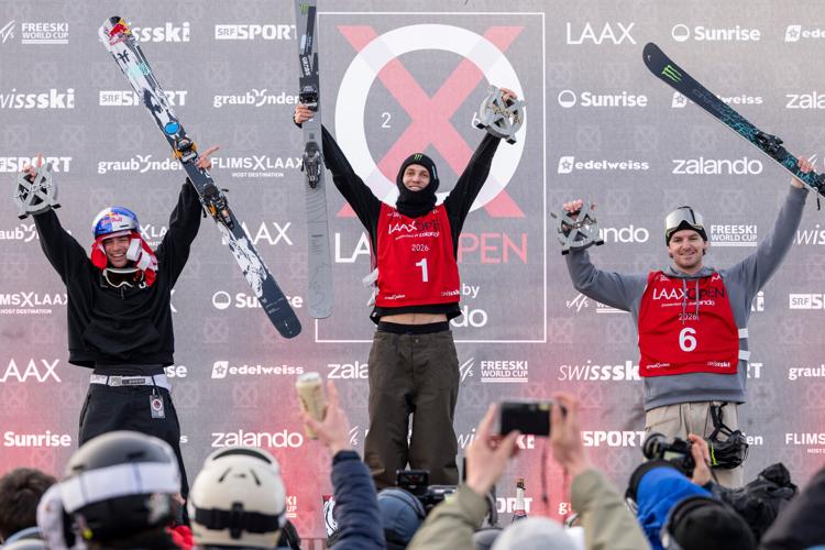 Gu warms up for Olympics by retaining her Laax ski slopestyle title ...