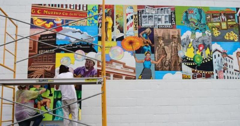 Princeton welcomes new mural illustrating downtown's colorful past ...