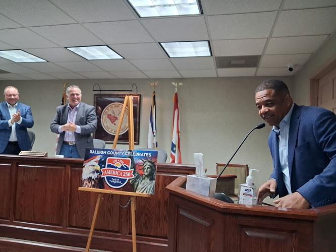 Raleigh County unveils banner celebrating America's 250th anniversary ...