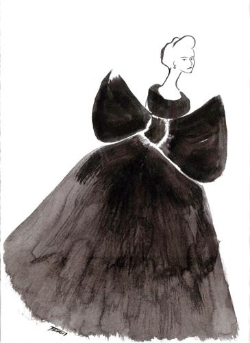 Ruggiero's fashion illustrations featured at Carnegie winter exhibits ...