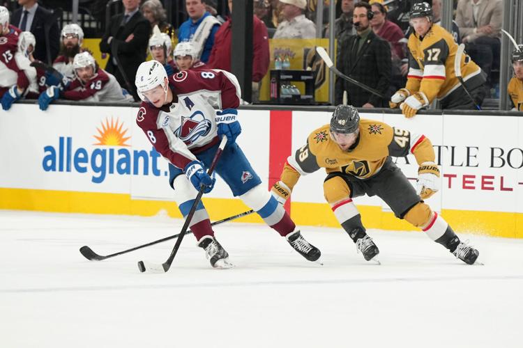Necas scores twice, MacKinnon gets shootout winner, Avs top Knights 6-5 ...