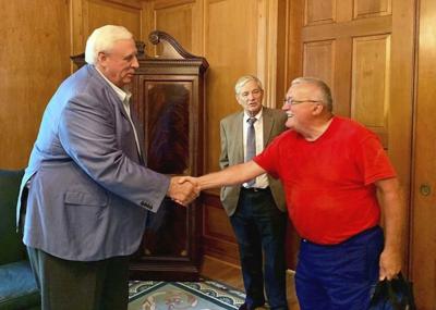 Stover completes walk, meets with Gov. Justice | News | register-herald.com