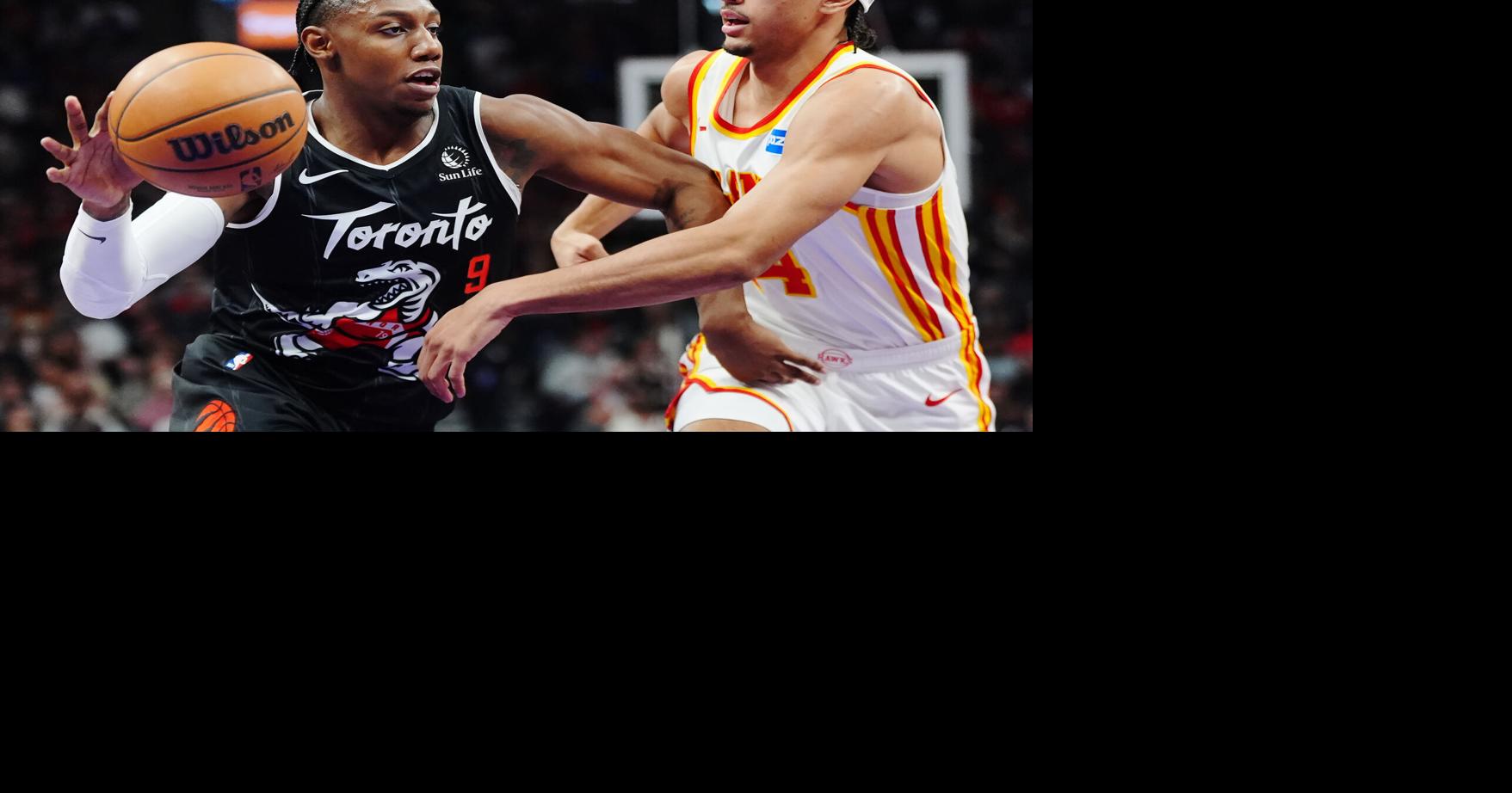 RJ Barrett scores season-high 29 points as Raptors beat Hawks 134-117 ...