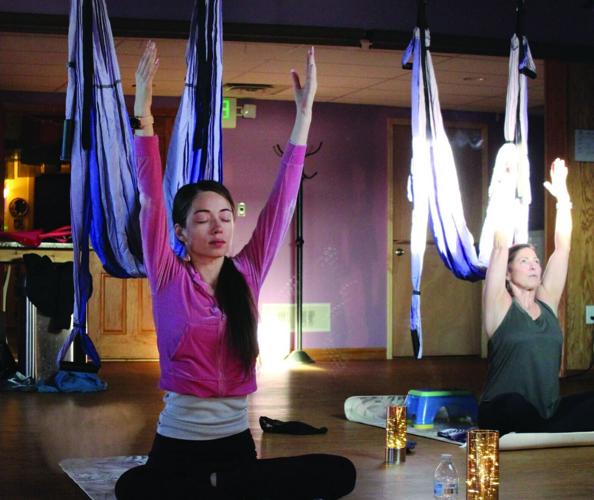 Hanging by a thread: TraPoga introduces a new way to stretch | Life ...
