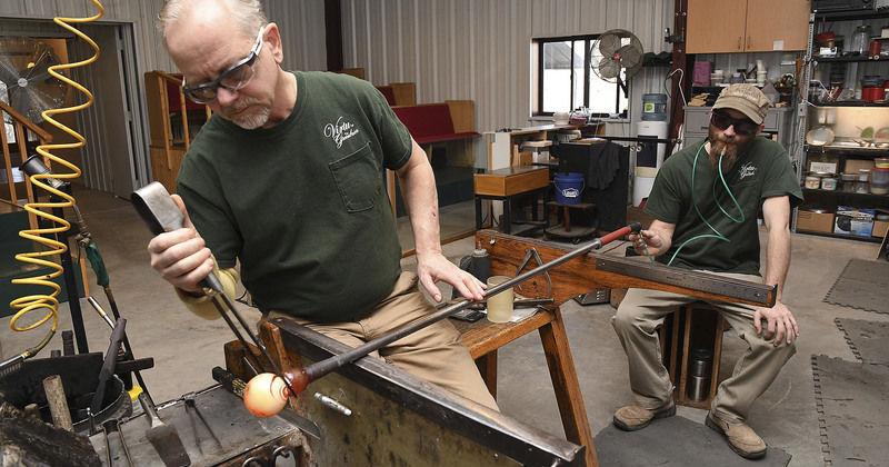 A Brand name Greenbrier glass artist's work has been featured ...