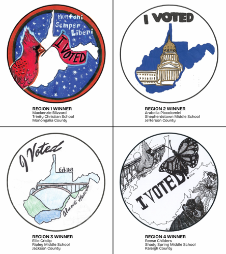 Raleigh County student named Region 4 winner in ‘I Voted!’ sticker ...