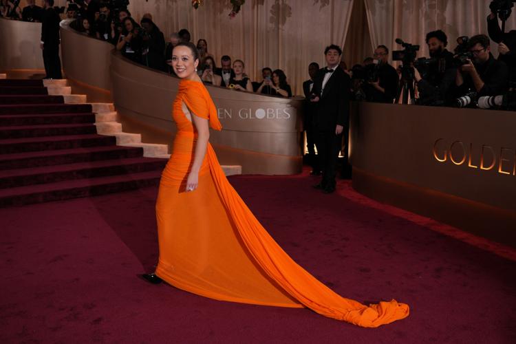 See top photos of stars on the 2026 Golden Globe Awards red carpet ...