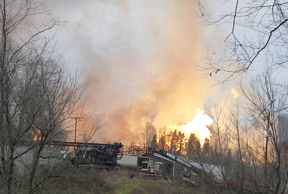 UPDATED: Gas line explodes, burns homes and roads | News | register ...