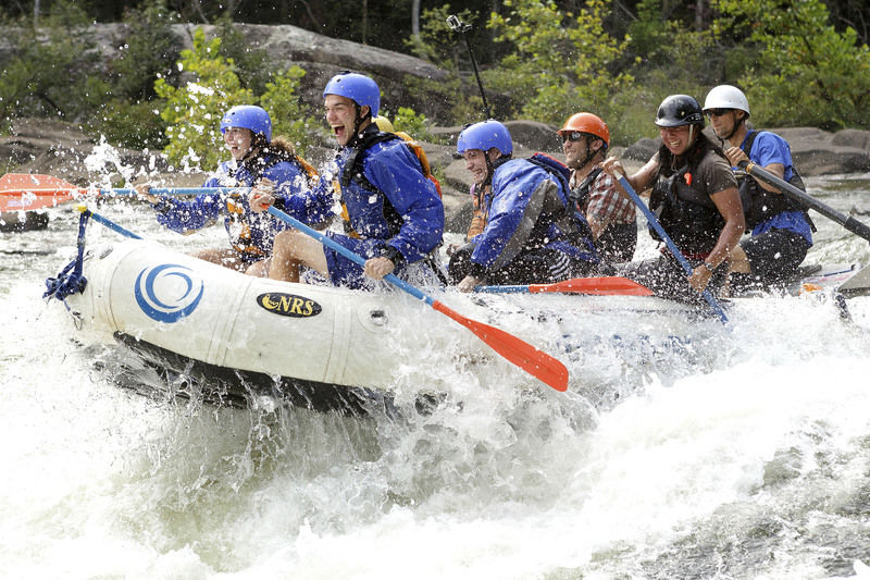 Fewer whitewater rafters prompt the opportunity to work together ...