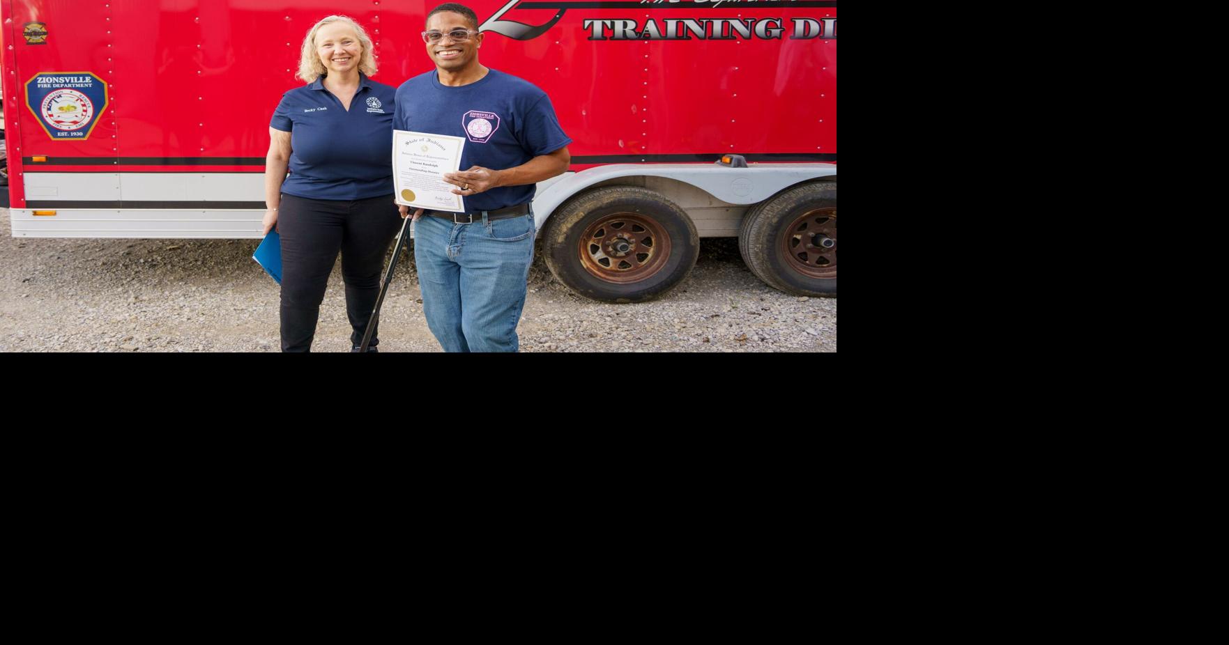 ZFD public educator receives Outstanding Hoosier Award | Local News | reporter.net