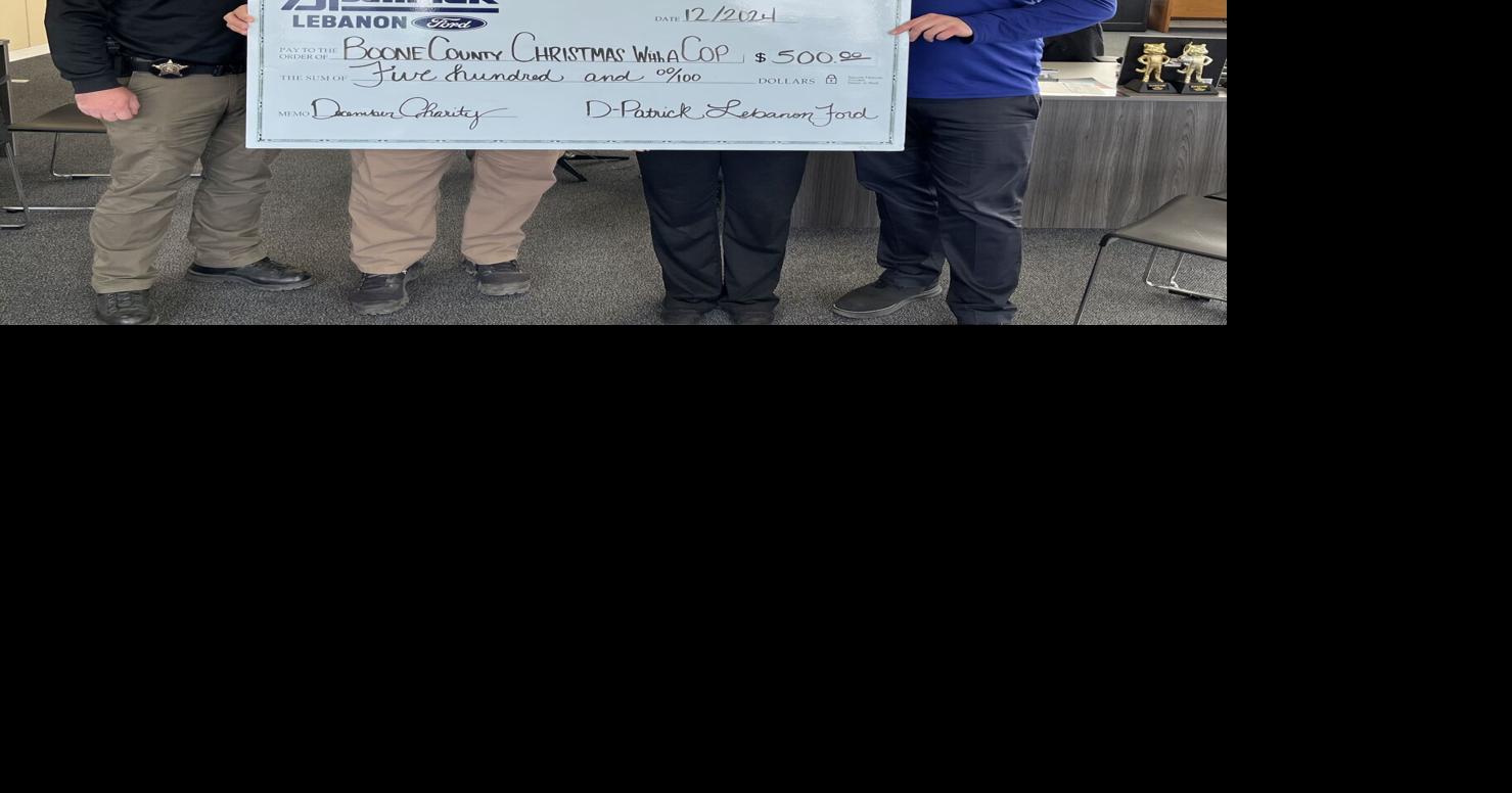 D-Patrick Ford donates to Boone County Fraternal Order of Police ...