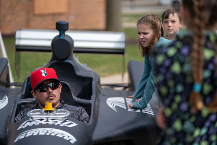 IndyCar brings experience to Harney Elementary School | Across Indiana ...