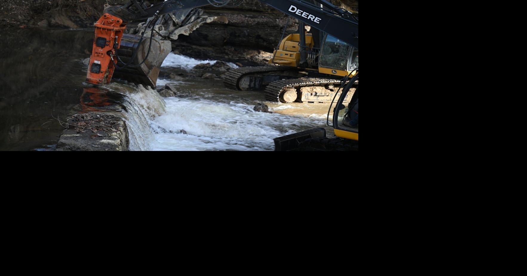 Providence Mill Dam removal underway in Silver Creek | News | reporter.net