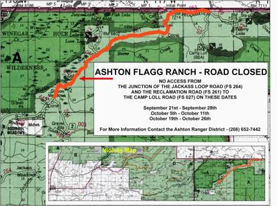 Closure dates set for Ashton-Flagg Ranch Road | Local News ...