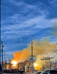 substation switching explosion