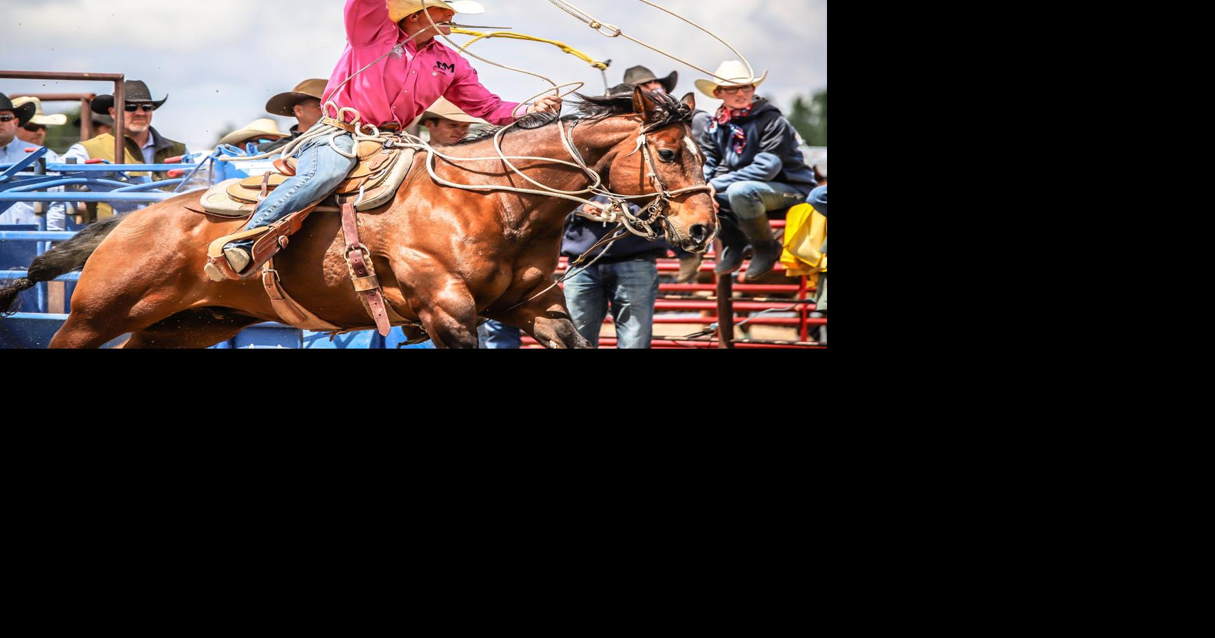 A look at the 2021 state high school rodeo finals - tie down roping ...