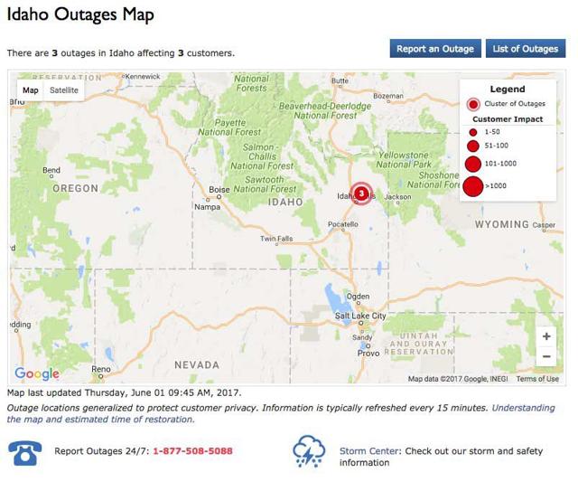 Rocky Mountain Power’s new online outage map shows where power is out ...