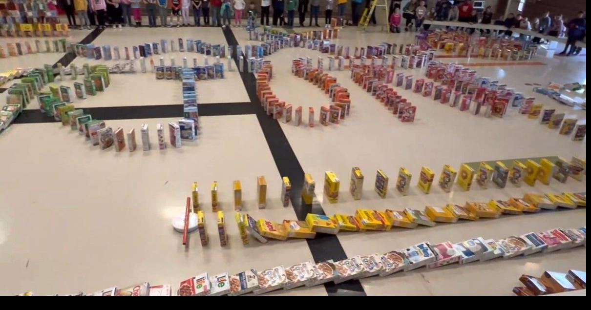 The domino effect: Science and service collide at Burton Elementary ...