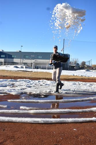 Diggers baseball team trades bats for snow shovels ...