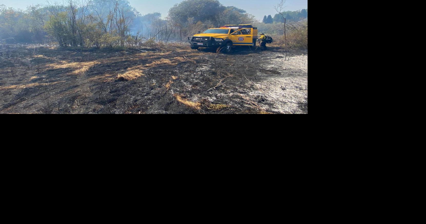 Madison Fire Department fights brush fire outside of Rexburg | Local ...