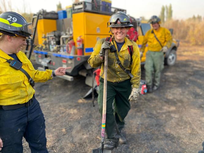 Madison Fire Department fights brush fire outside of Rexburg | Local ...