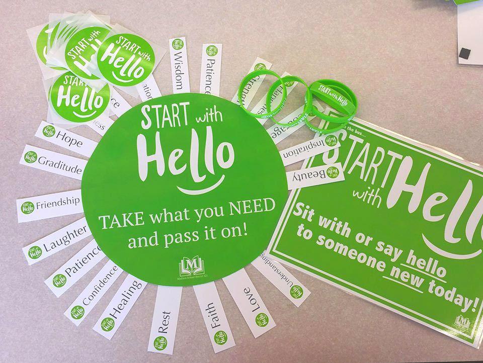 2nd Annual ‘Start with Hello’ Week set for Feb. 6-10 | Education ...
