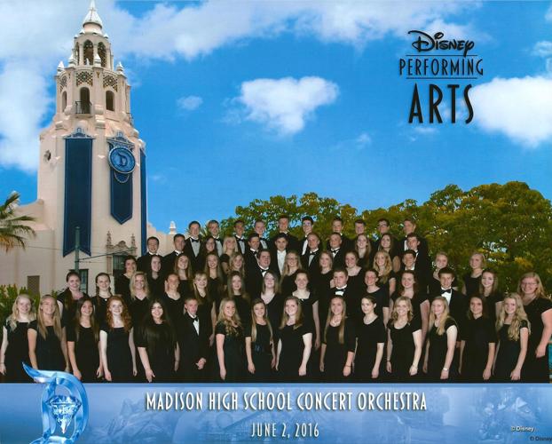 Madison Concert and Symphony orchestra groups perform in Disneyland ...