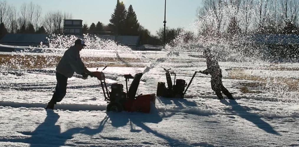 Diggers baseball team trades bats for snow shovels ...