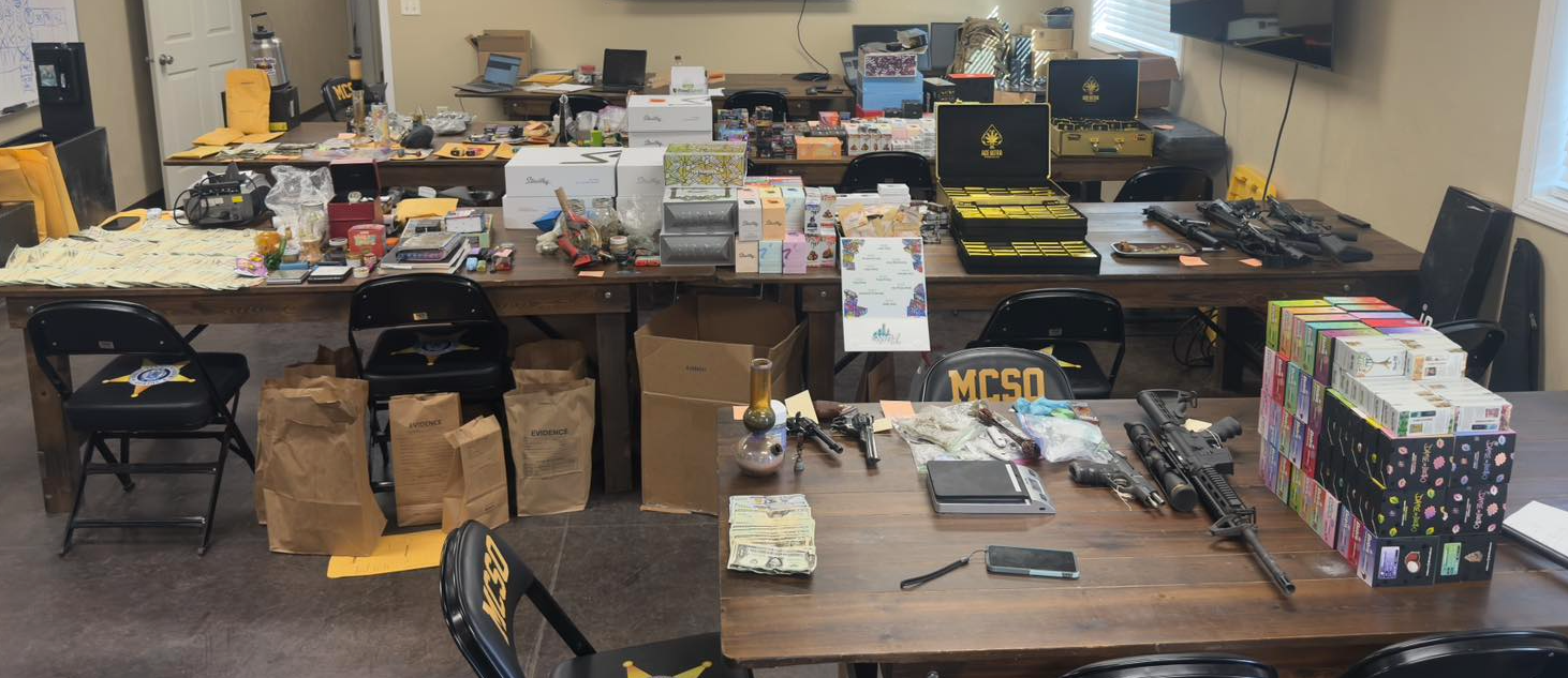 Law enforcement nets large quantity of illegal drugs, firearms and ...