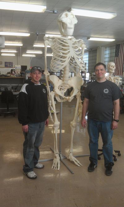 Idaho State University instructors 3-D print mock skeleton of Bigfoot ...