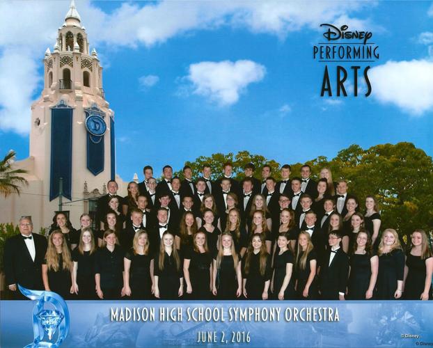 Madison Concert and Symphony orchestra groups perform in Disneyland ...