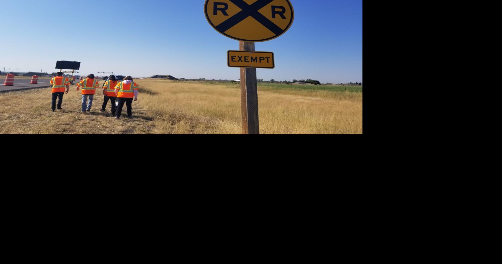 'We Did it', Exemption signs go up near Hwy 20 railroad crossing ...