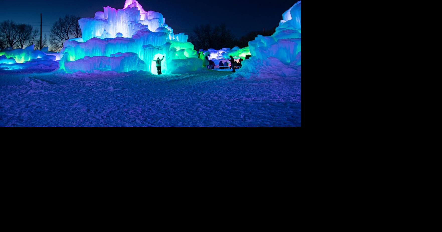 The Ice Palace and The Christmas River sparkle for guests | Local News ...