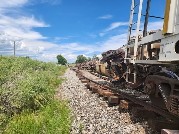 Train derailment near Chester along U.S. 20 | Local News ...