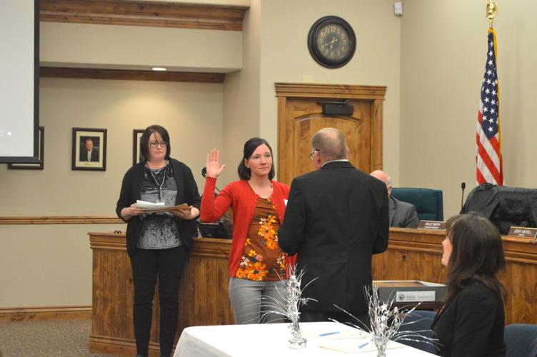 City officials sworn in, Sally Smith's last day as council president ...