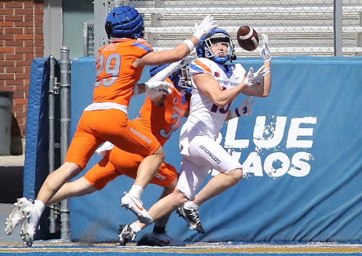 Bronco defense shakes off early rust to beat offense in spring game ...
