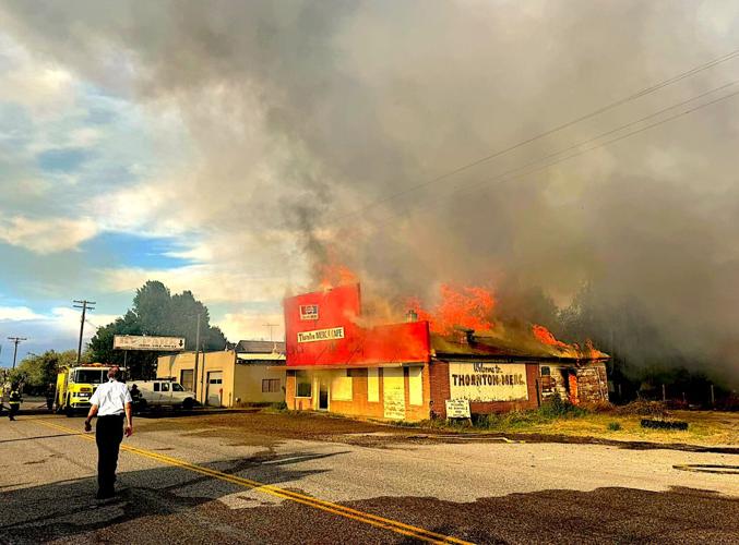 Thornton Mercantile and nearby homes destroyed by fire, residents ...