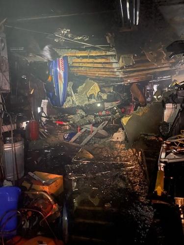 Flames destroy Sutton Saw Service Tuesday afternoon in Ashton | Local ...