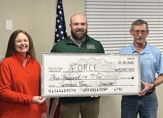 Local groups donate to new Rhea Co. Veterans Park | News ...