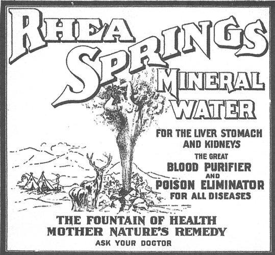 Illnesses, Healing and Physicians Associated with Rhea Springs ...