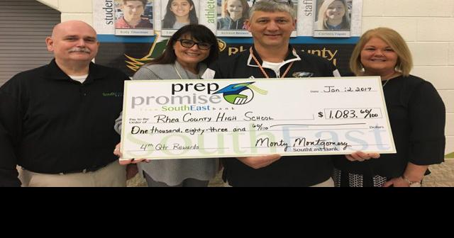 Rhea Co. High School earns $1k in rewards through SouthEast Bank’s Prep ...