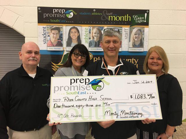 Rhea Co. High School earns $1k in rewards through SouthEast Bank’s Prep ...